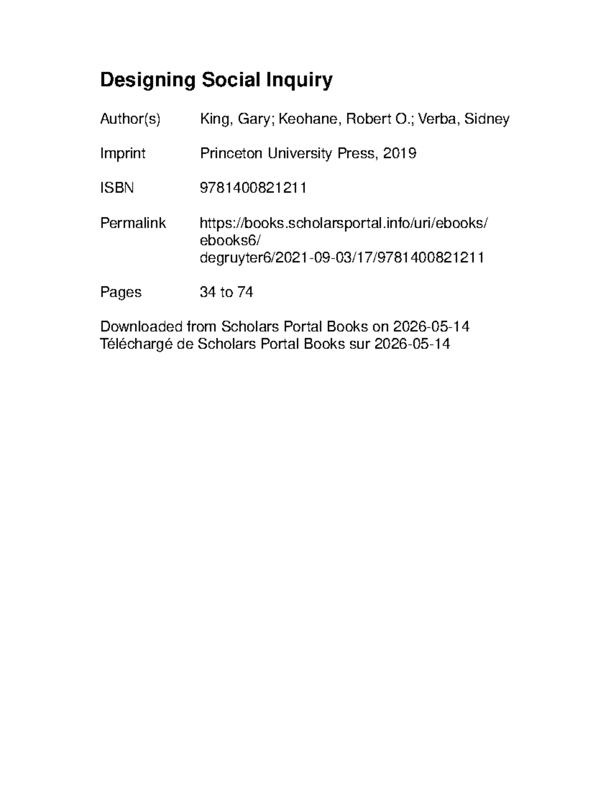 Week 4 -1: Descriptive Inference in Social Science Research - Studocu
