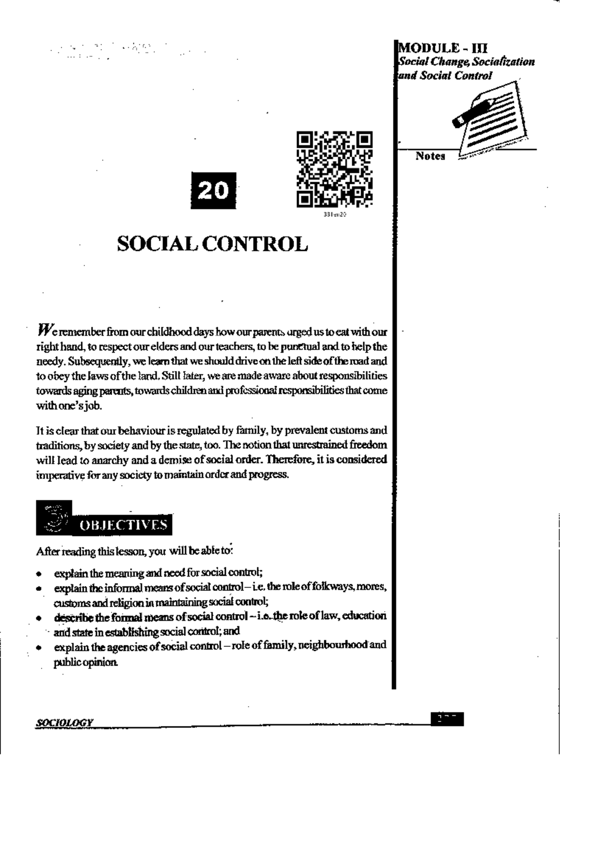 L-20 Social Control - Hxbclsmdhx - MODULE Social Change, Socialization ...