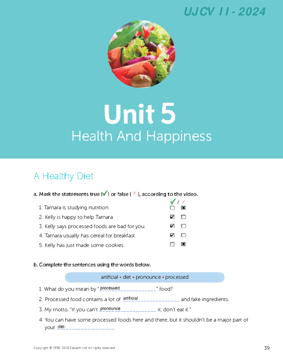 Intermediate 3 Workbook: Unit 5 Activities and Exercises - Studocu