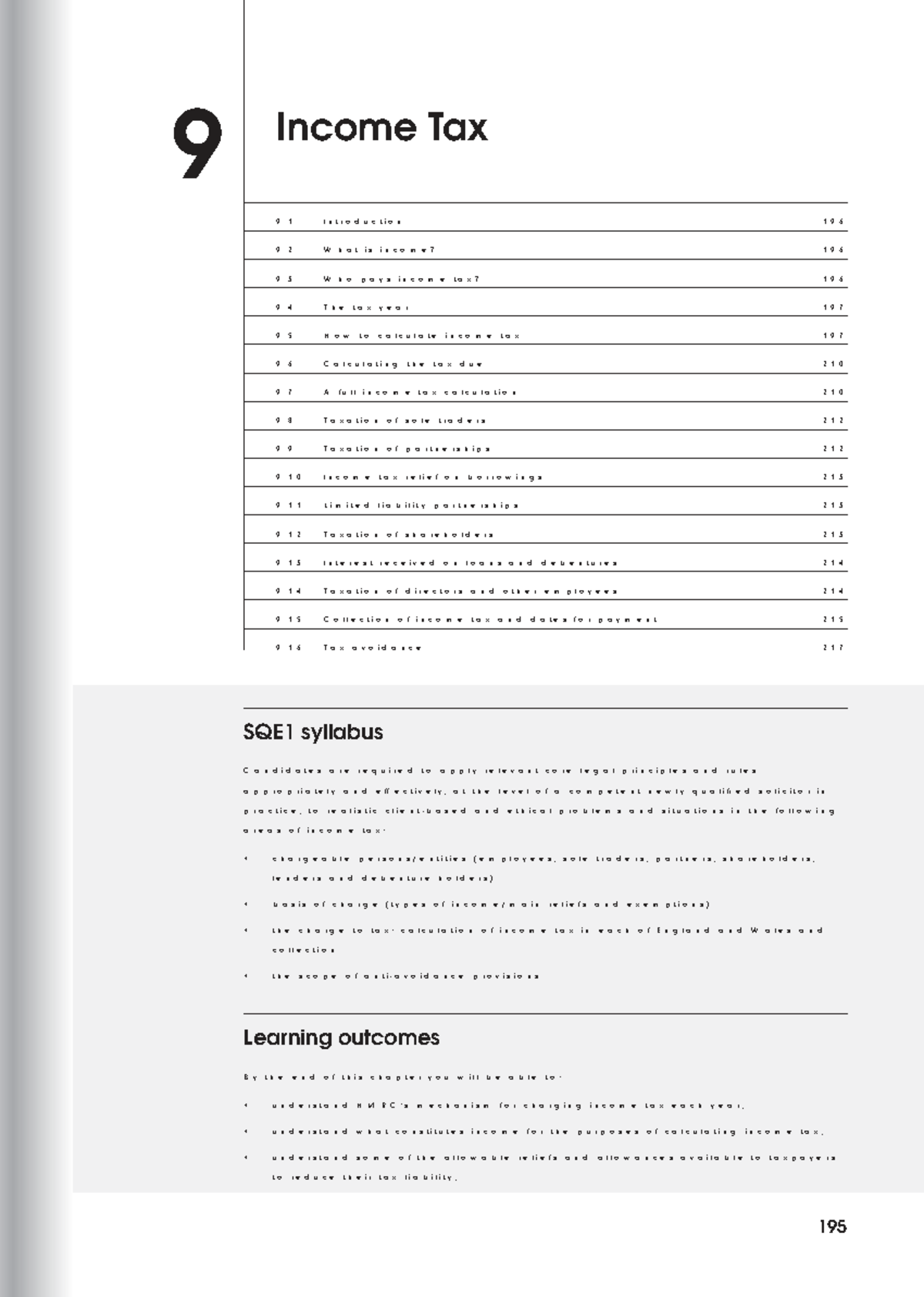 Business Law and Practice: Income Tax Principles Overview for SQE1 ...