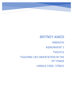 Grade 8 LO Term 2 Notes and activities - HOëRSKOOL ELSPARK LIFE ...