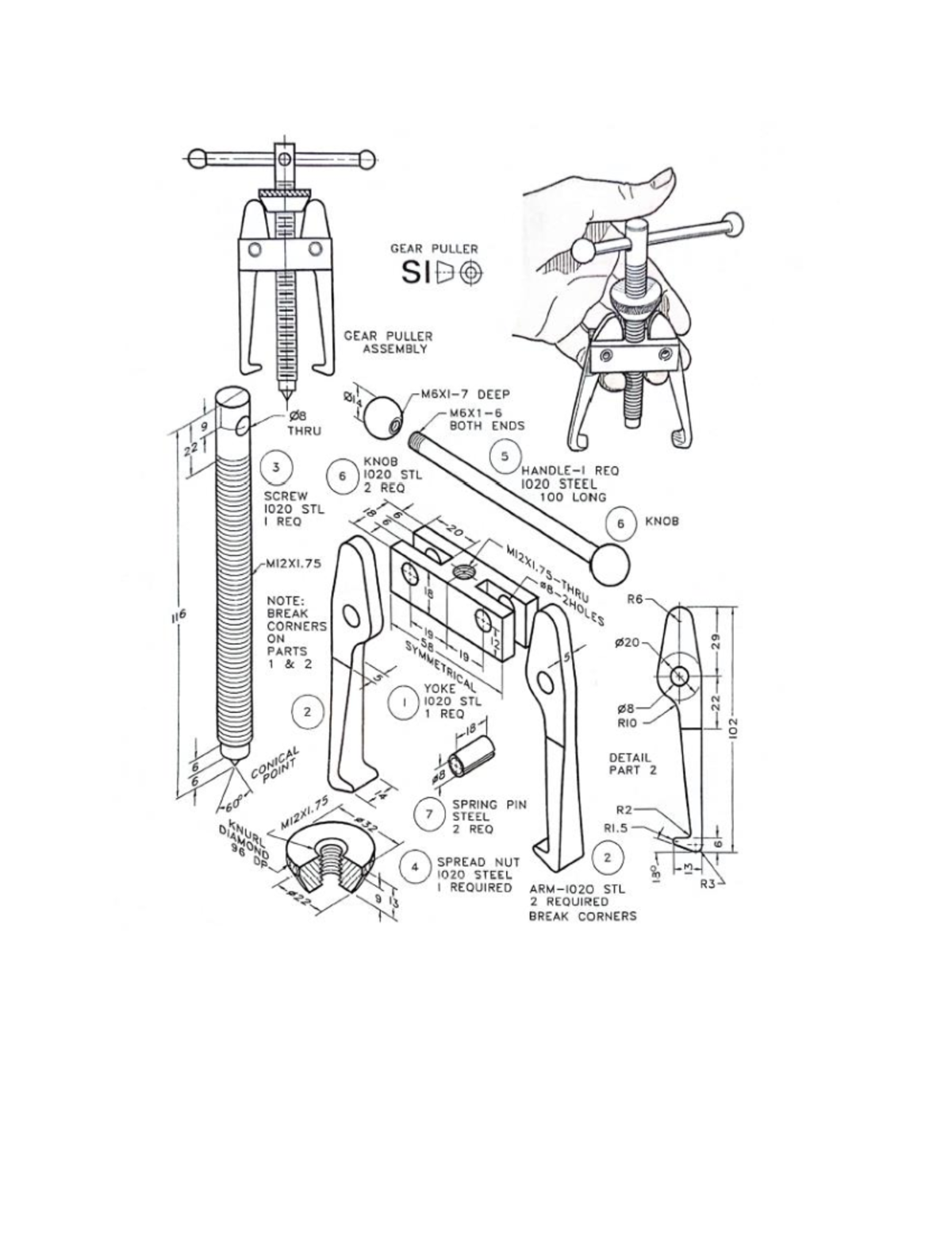 Activity for Assembly - GEAR PULLER & COMPONENTS Overview - Studocu