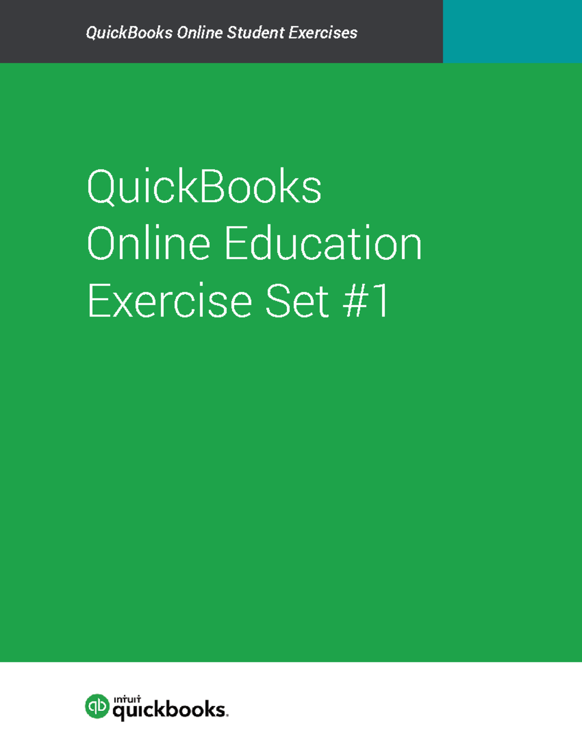 QuickBooks Online Assignment 1 - Setup and Exercises (Chapters 1-4 ...
