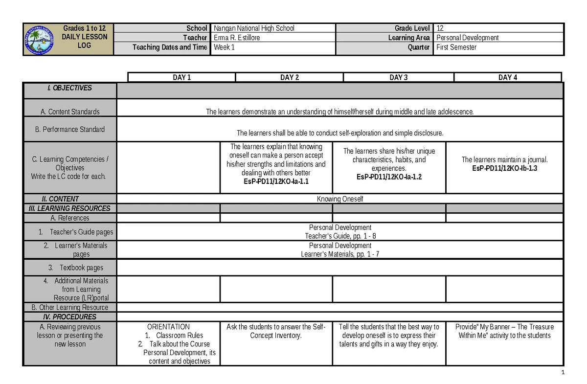 PED 107 - Curriculum Development Study Guide for PE and Health ...
