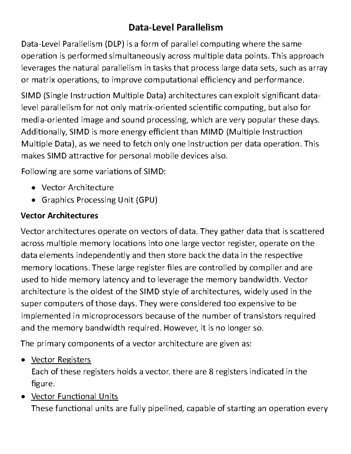 Data-Level Parallelism - Data-Level Parallelism Data-Level Parallelism ... Data-Level Parallelism - Data-Level Parallelism Data-Level Parallelism ...