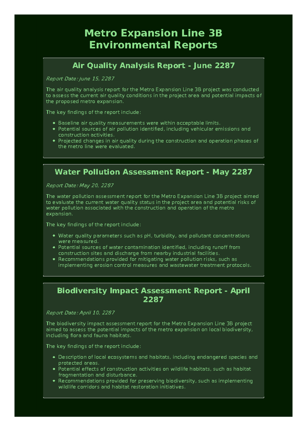 Enviromental-impact-report - Metro Expansion Line 3B Environmental ...