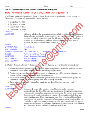 Acquiring Medical Language, 3rd Edition, Test Bank, Solutions by Steven ...