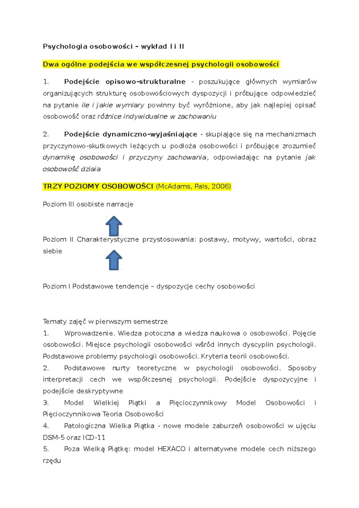 Teorie osobowości Allport - Teorie osobowości Gordon Allport i pojęcie cechy; „Pojęcie cechy ...