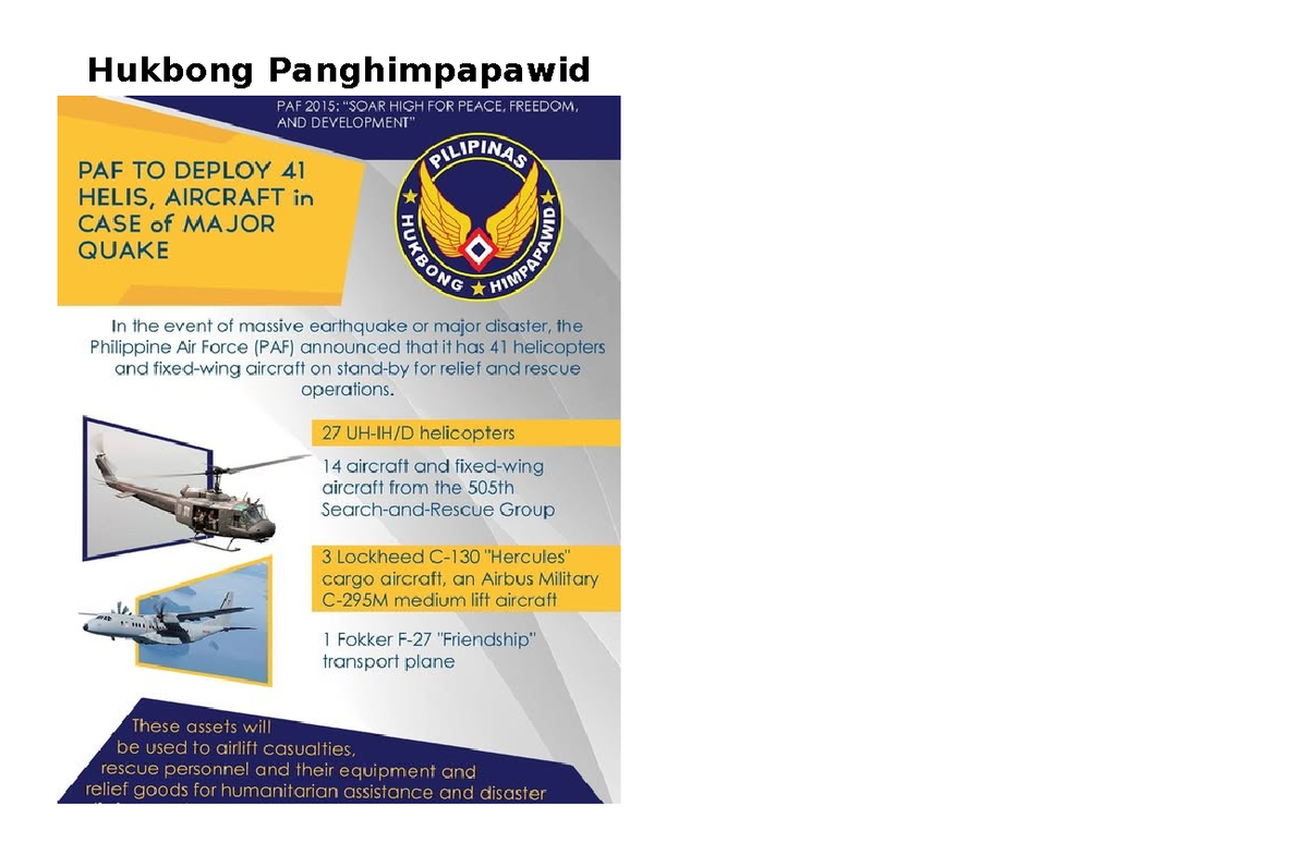 Hukbong Panghimpapawid - Writing - Hukbong Panghimpapawid Hukbong ...