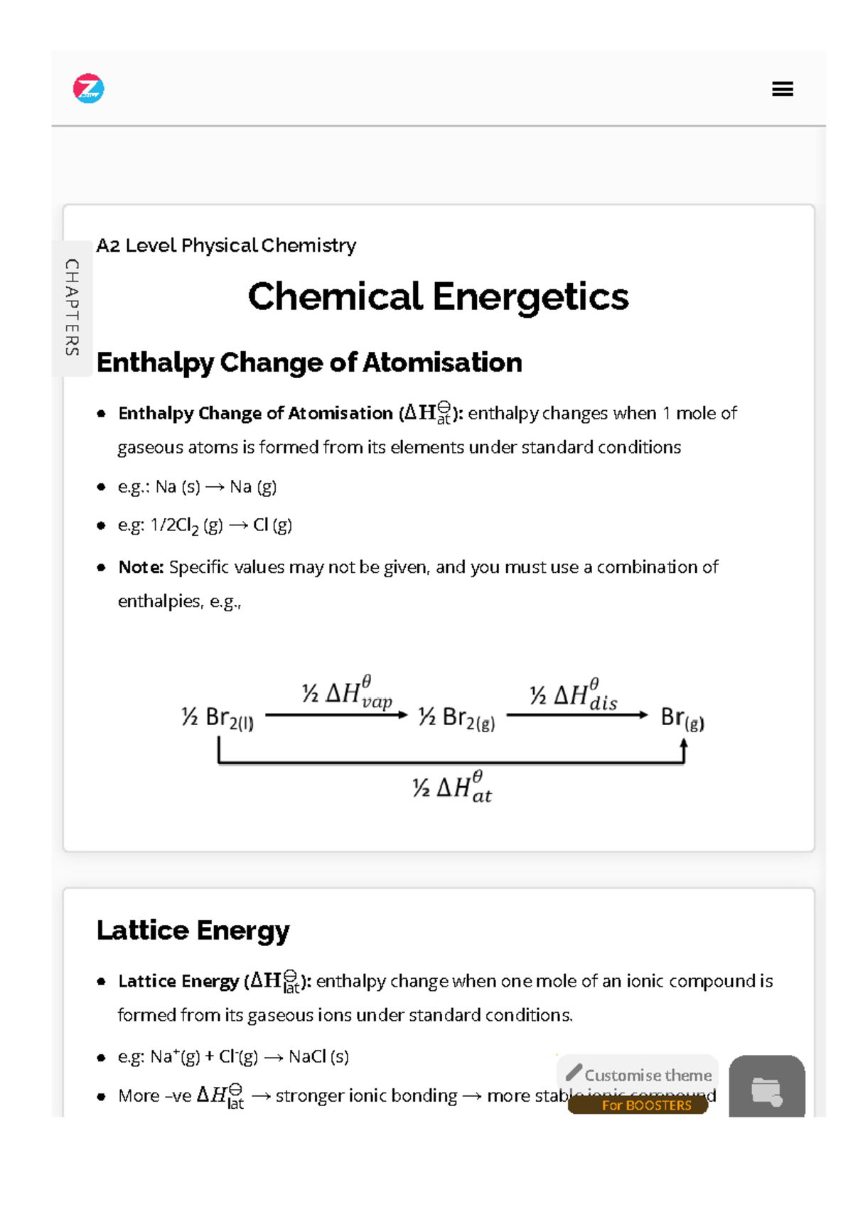 A2 Level Physical Chemistry: Chemical Energetics Study Notes - Studocu