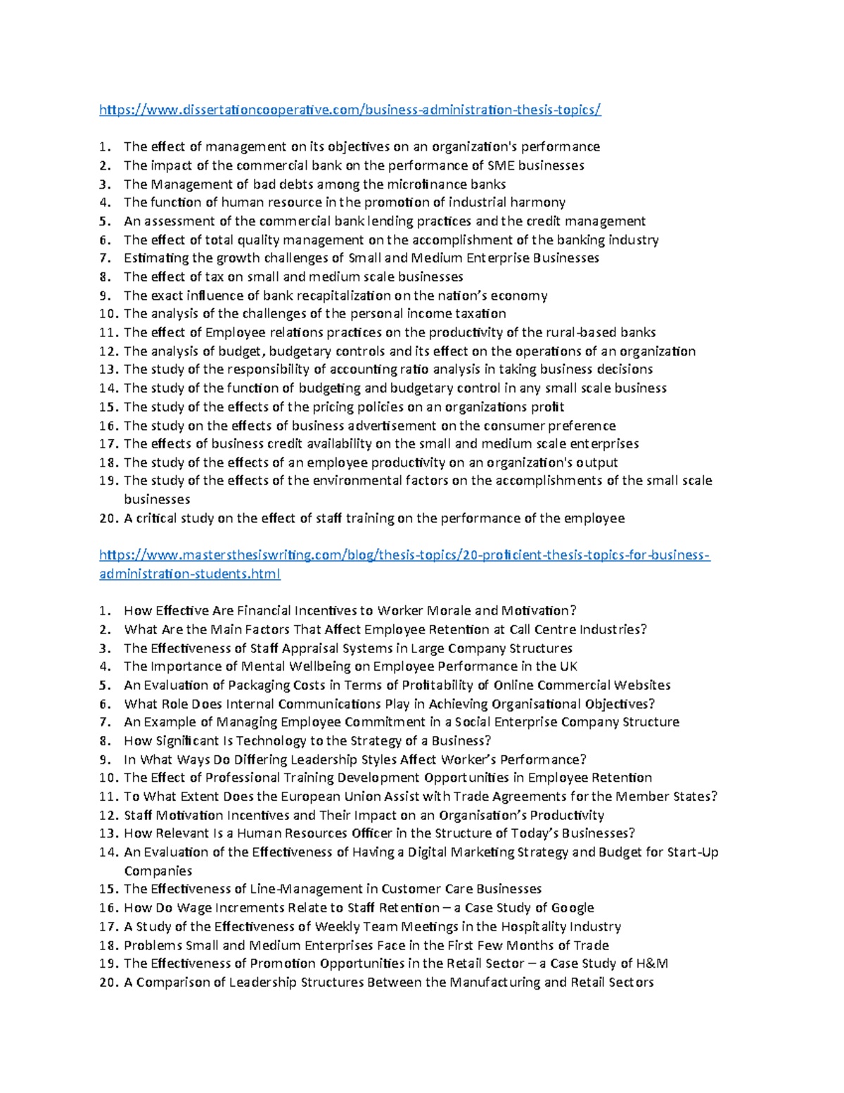 Business Research Topics in Business Administration: Key Insights and ...