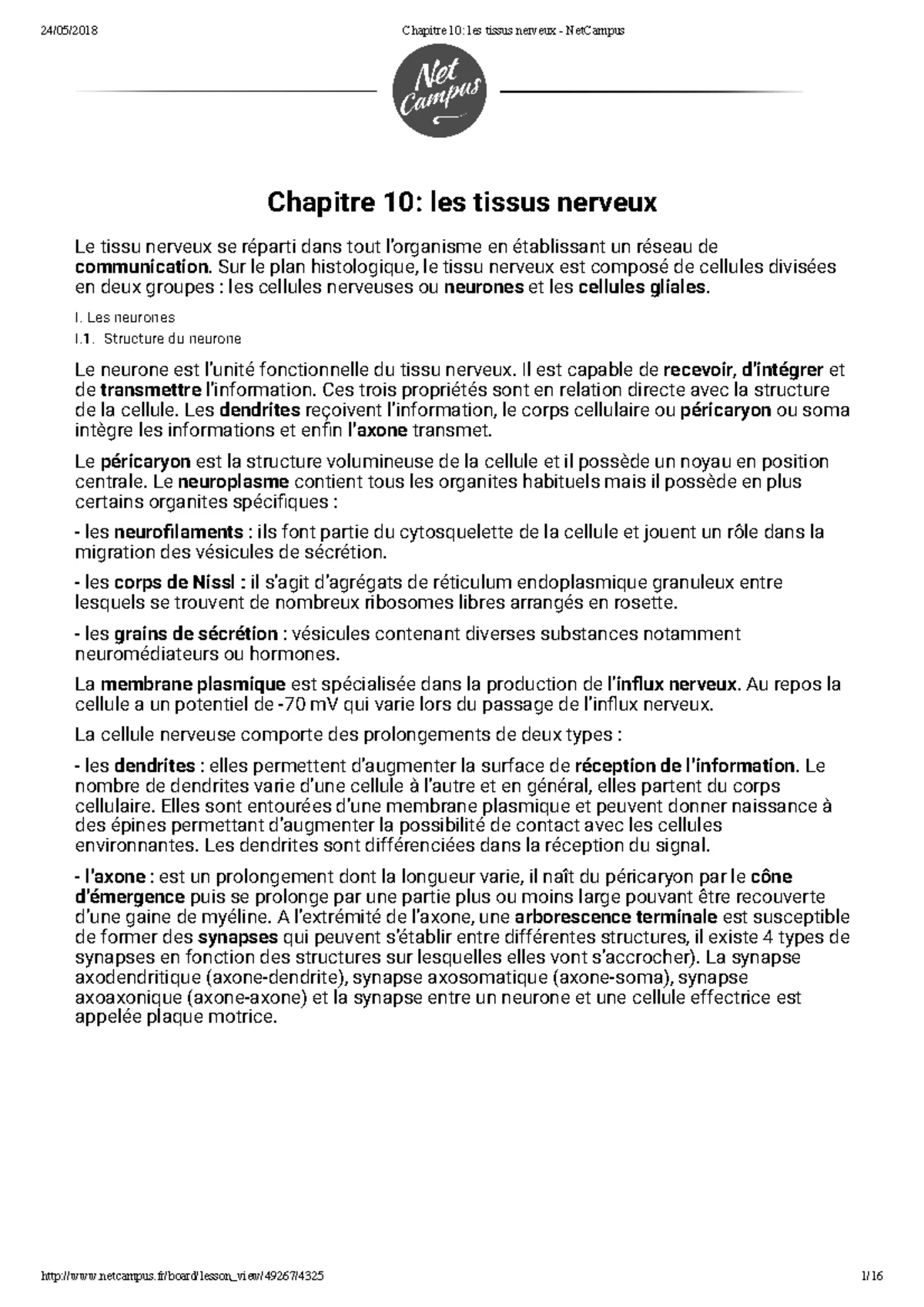 Chapitre 16 Le système digestif les organes annexes - Chapitre 16: Le ...