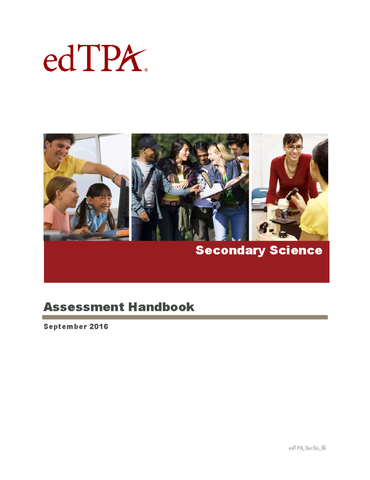 edTPA Secondary Science Assessment Handbook: Guidelines & Overview ...