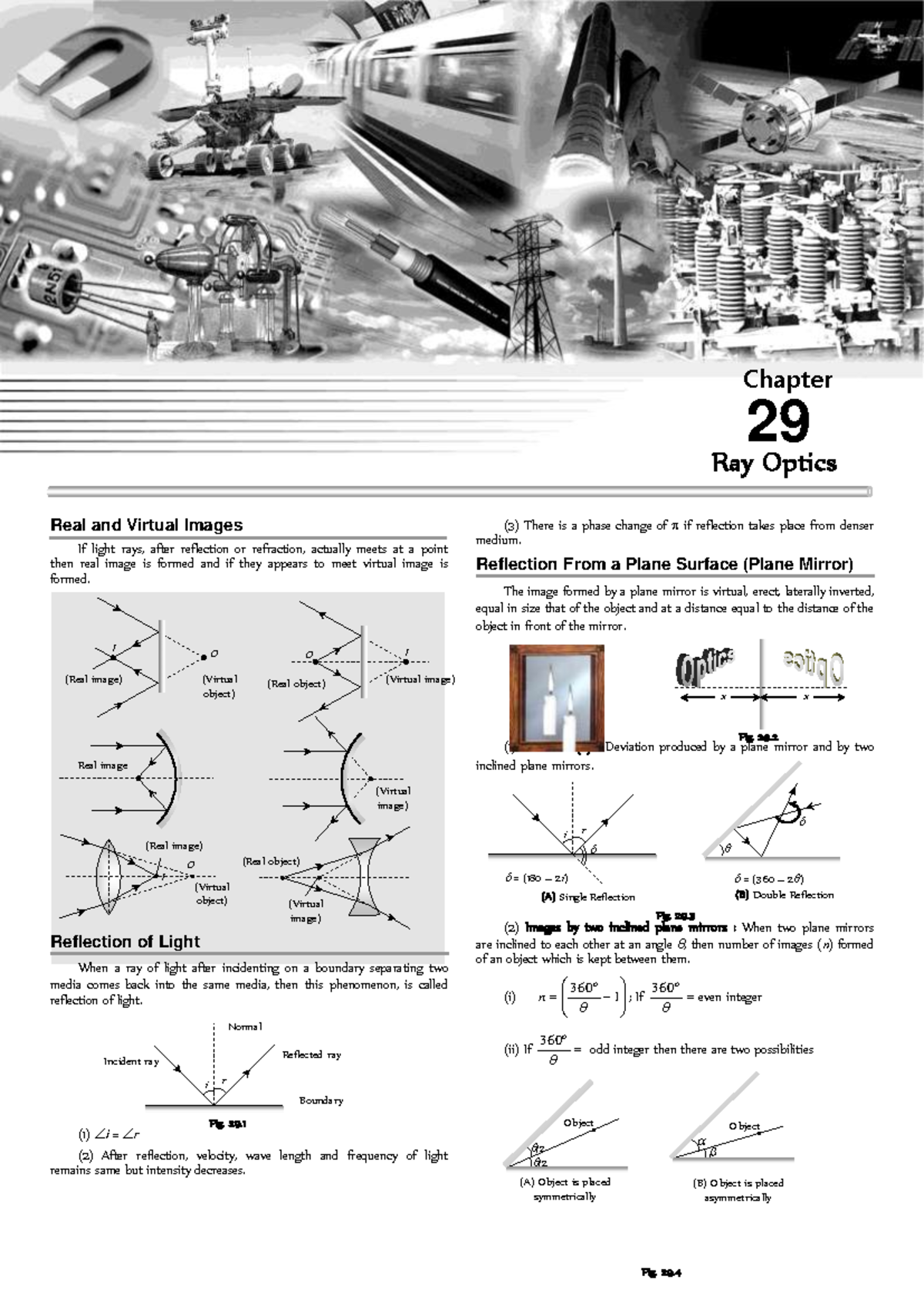 1636 Ray Optics Chapter 29: Real and Virtual Images Explained - Studocu