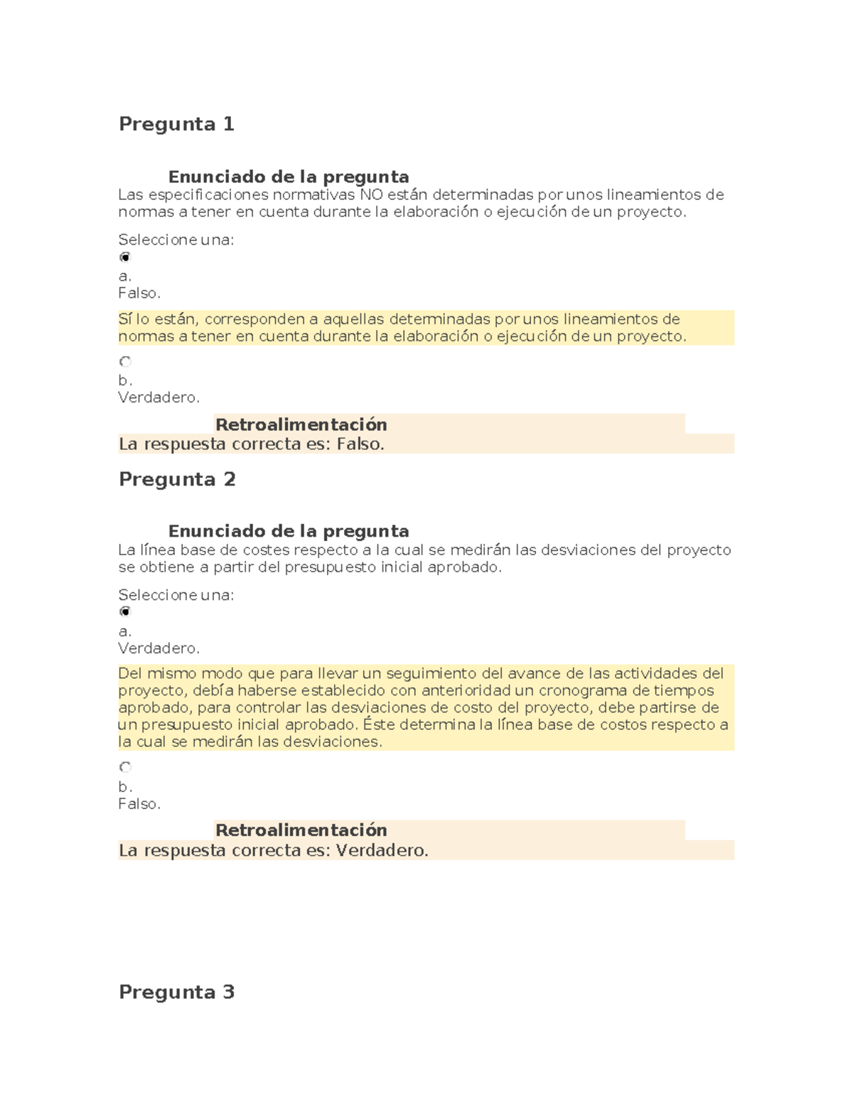 Evaluación C2 - Seguimiento de Proyectos: Preguntas y Respuestas - Studocu