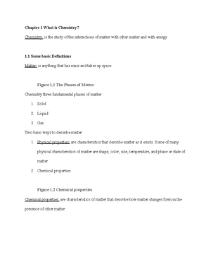 Chemistry - Study Notes, Assignments & Exams - Studocu