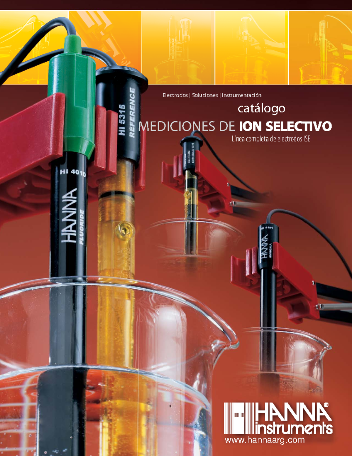 Catálogo de Electrodos ISE - HANNA Instruments 2024 - Studocu