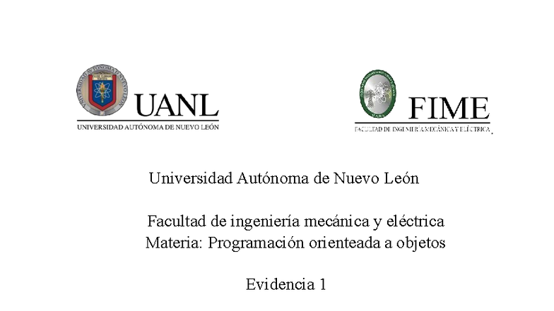 Evidencia 1: Introducción a UML en Programación Orientada a Objetos ...