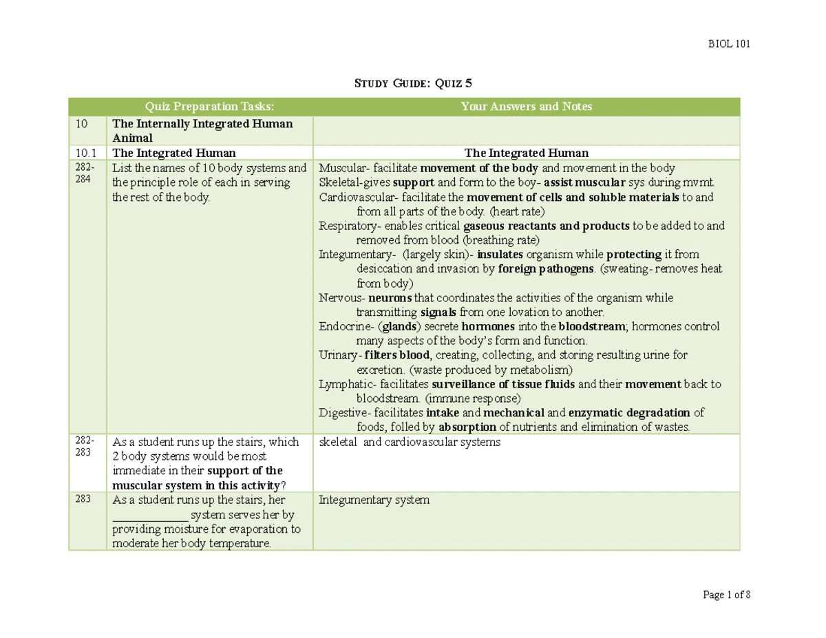 Study Guide Quiz 7(2)4 - STUDY GUIDE: QUIZ 7 Quiz Preparation Tasks ...
