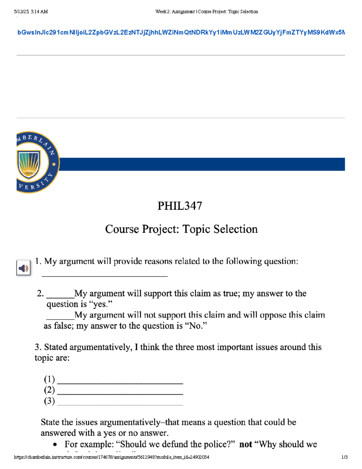 Week 2 Assignment (Course Code): Topic Selection for Course Project - Studocu