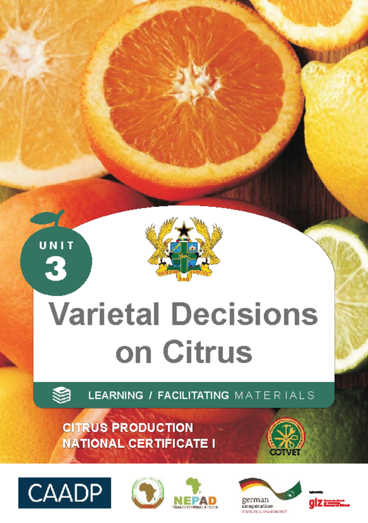 CITRUS PRODUCTION NC I: Unit 3 Varietal Decisions & Economics - Studocu