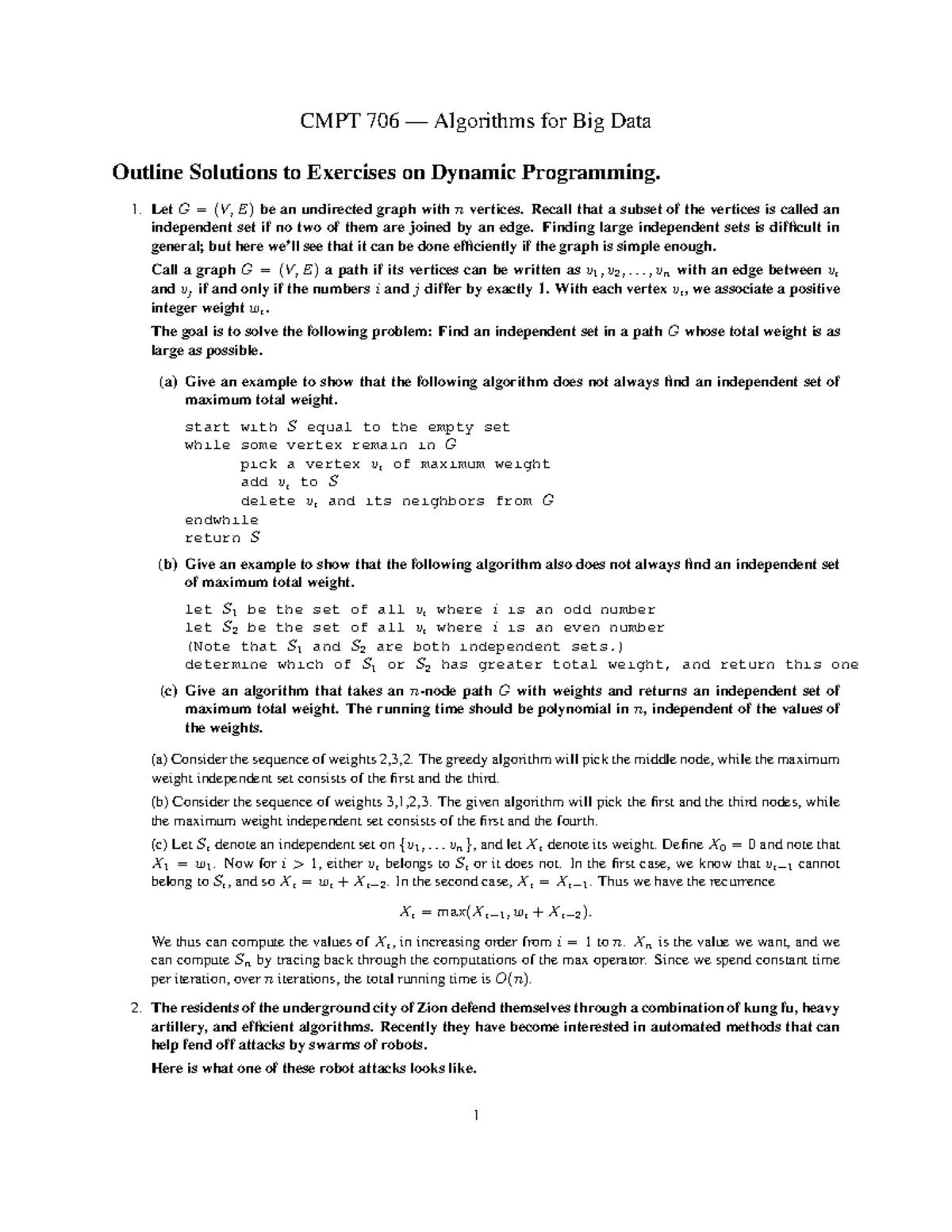 DAA - Lecture notes All - Design and Analysis of Algorithms - Studocu