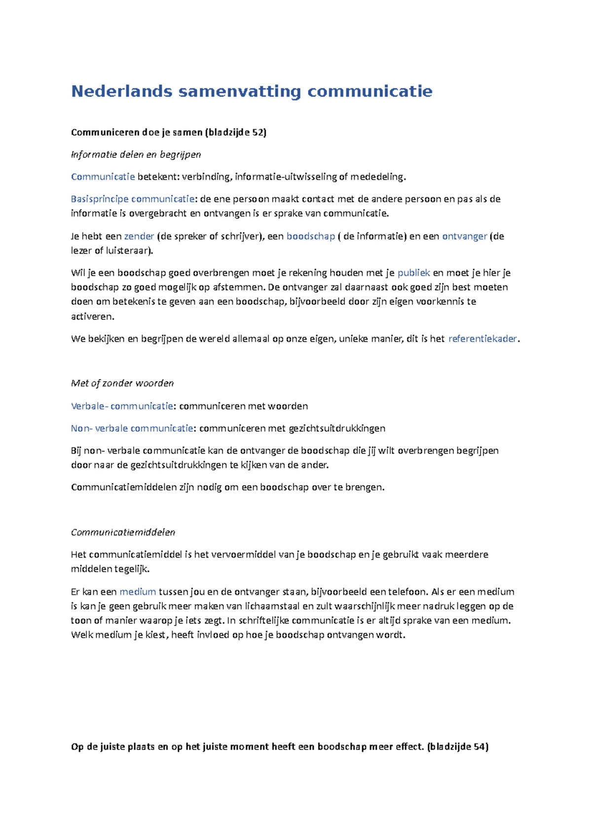 Nederlands Werkwoorden & Werkwoordsvormen Samenvatting - Studeersnel