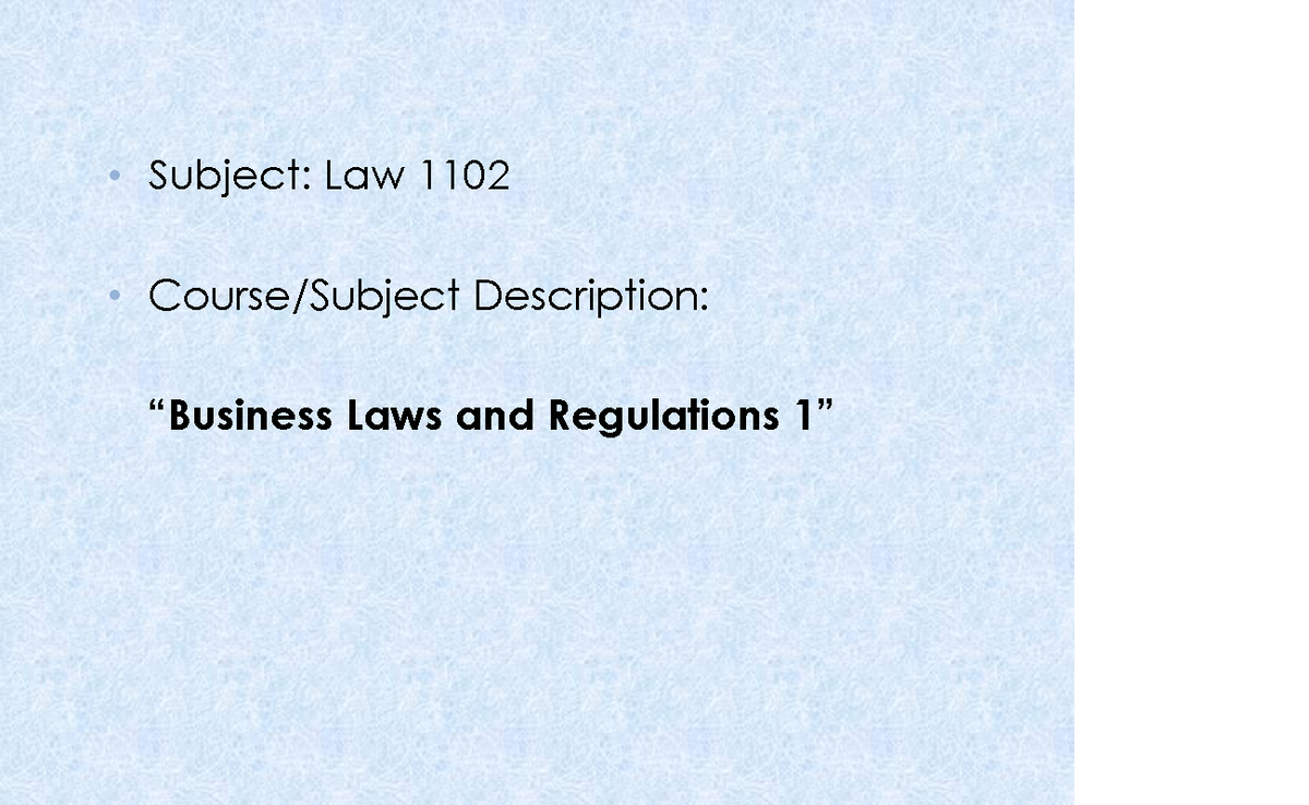 LAW 1102: Summary on Business Laws and Regulations - Partnerships - Studocu