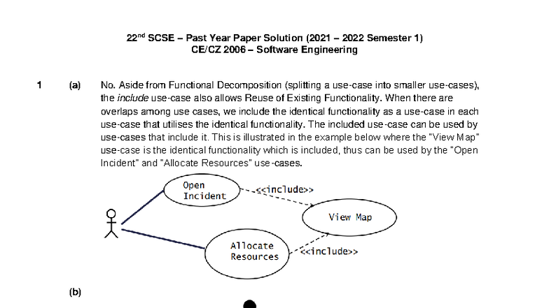 SC2006 AY2122 S1 Solutions - 22 nd SCSE – Past Year Paper Solution (202 ...