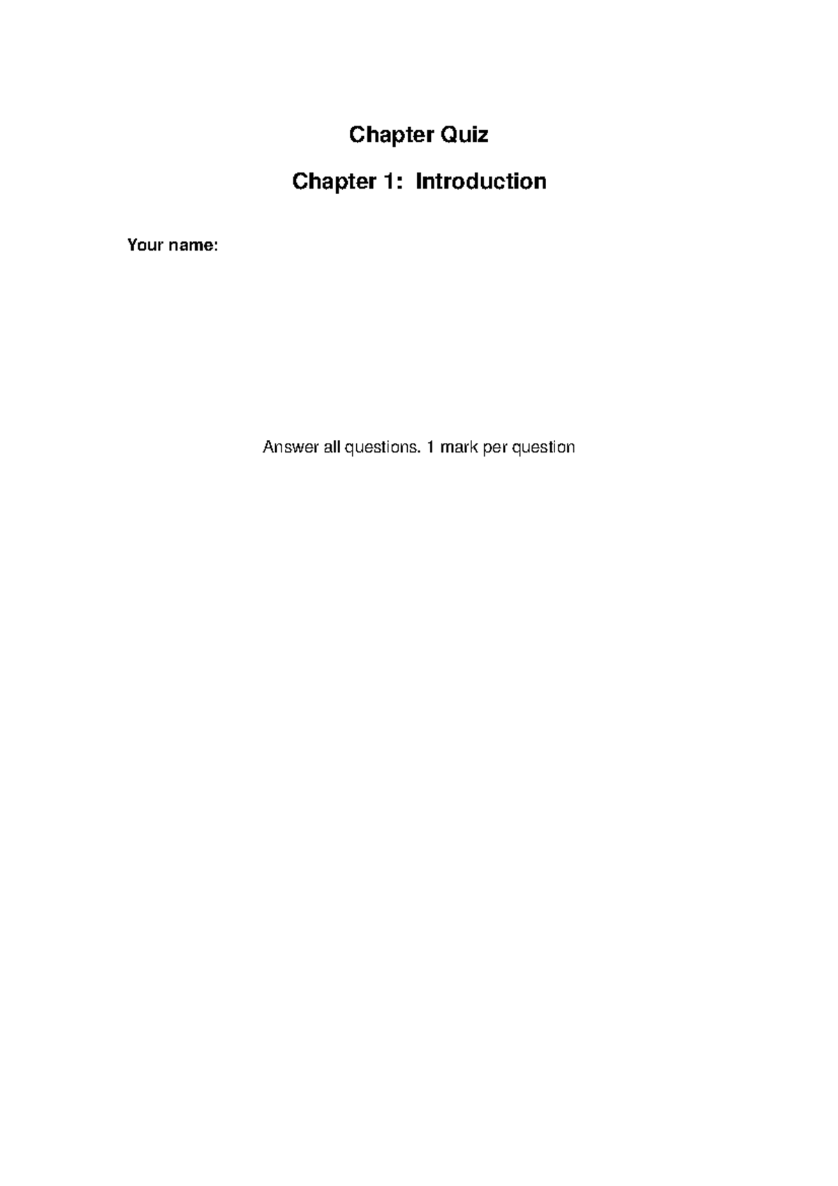 Ch1 Quiz Quizzes for-Software-Engineering-10E-10th-Edition Ian ...