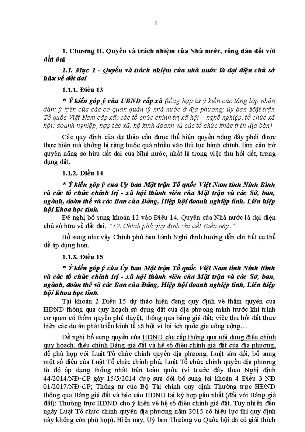 Chương II: Quyền và Trách Nhiệm của Nhà Nước và Công Dân về Đất Đai ...