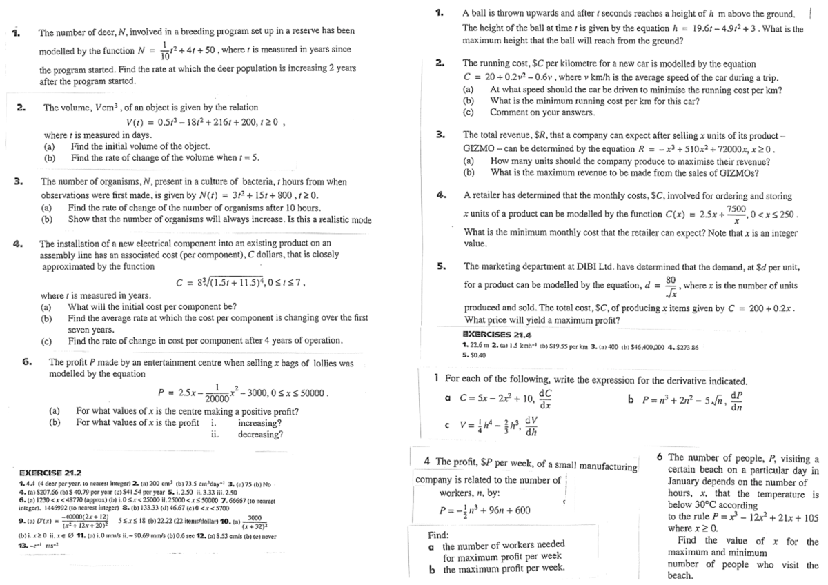 Derivatives-2 - sldkcnlerv - PHYS3071 - Studocu