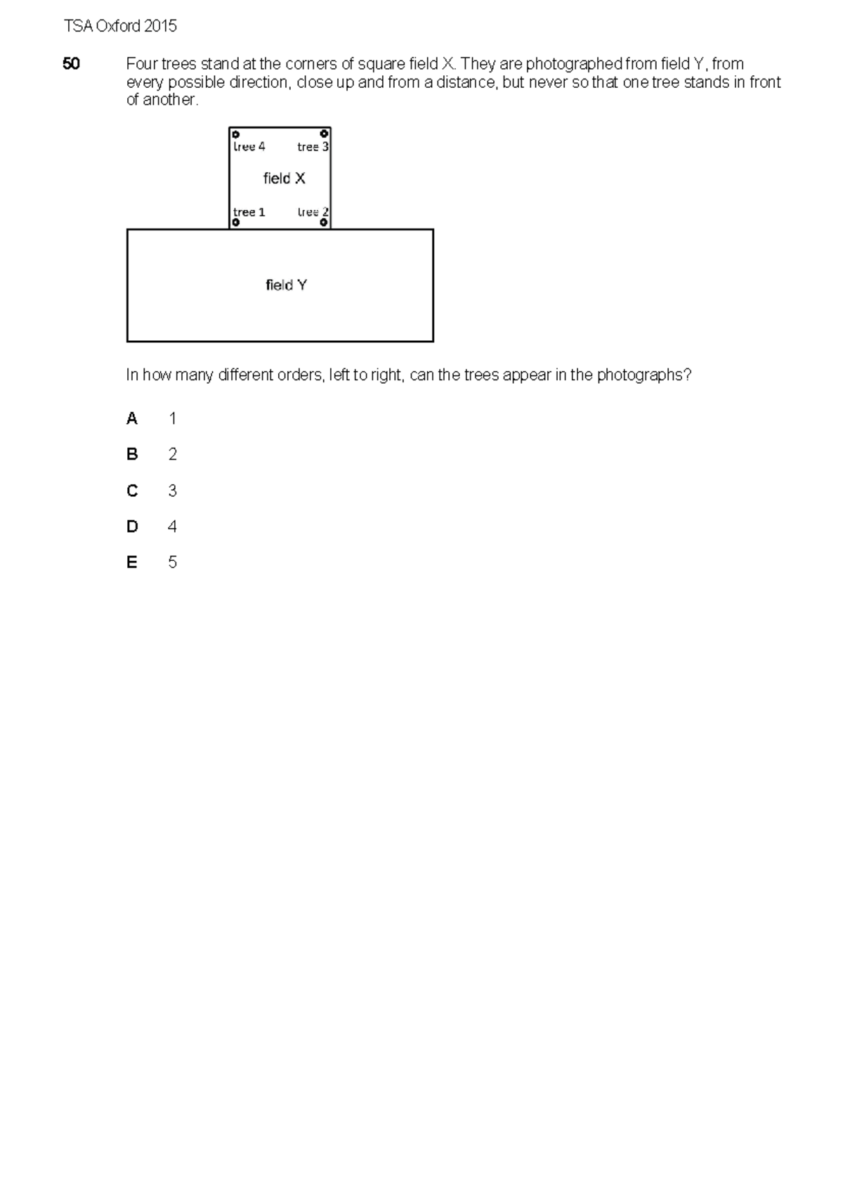 TSA Oxford 2015-2020 Exam Questions & Answers Compilation - Studocu