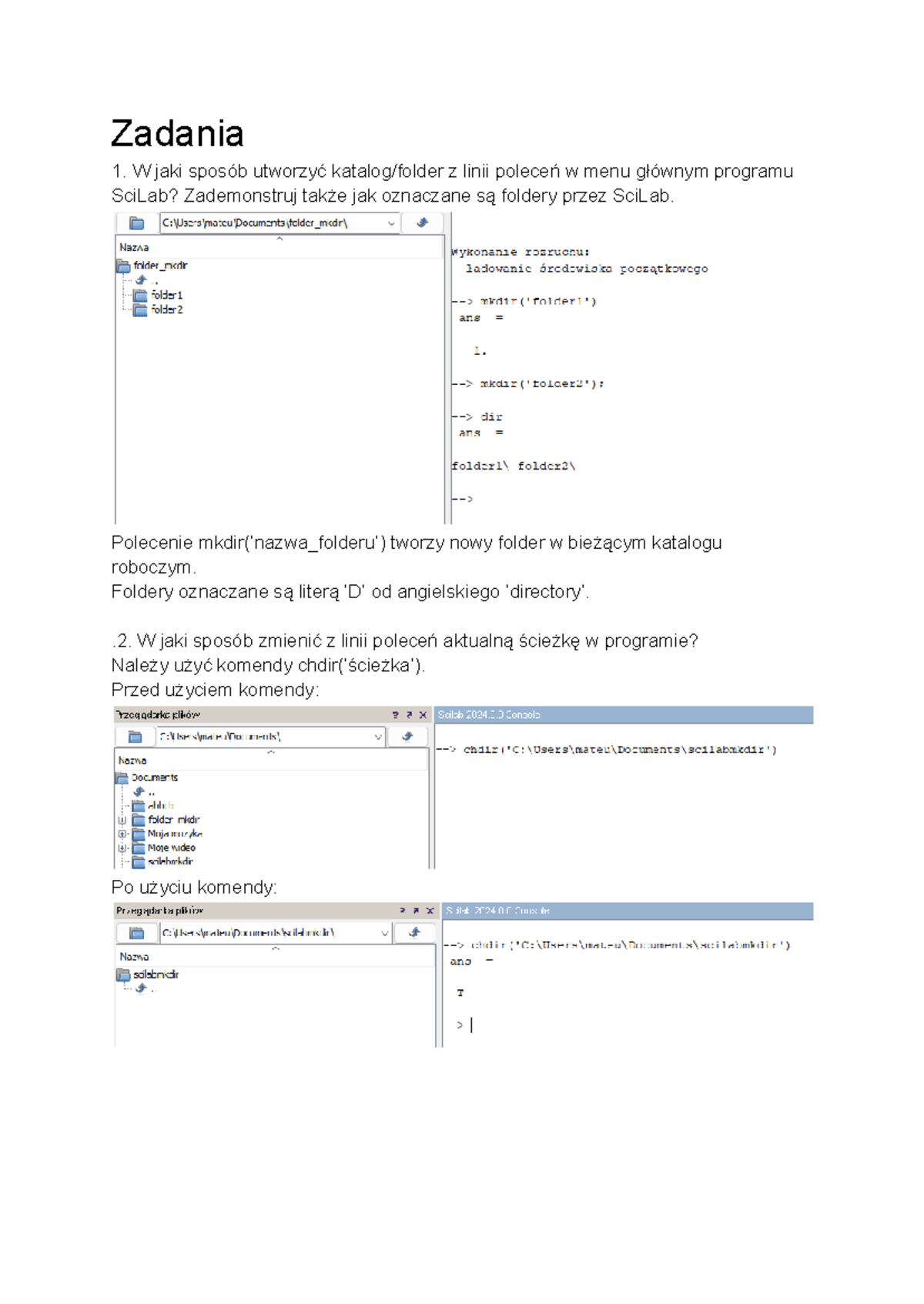 Laboratorium 1 - Sci Lab, wprowadzenie - Zadania W jaki sposób utworzyć ...