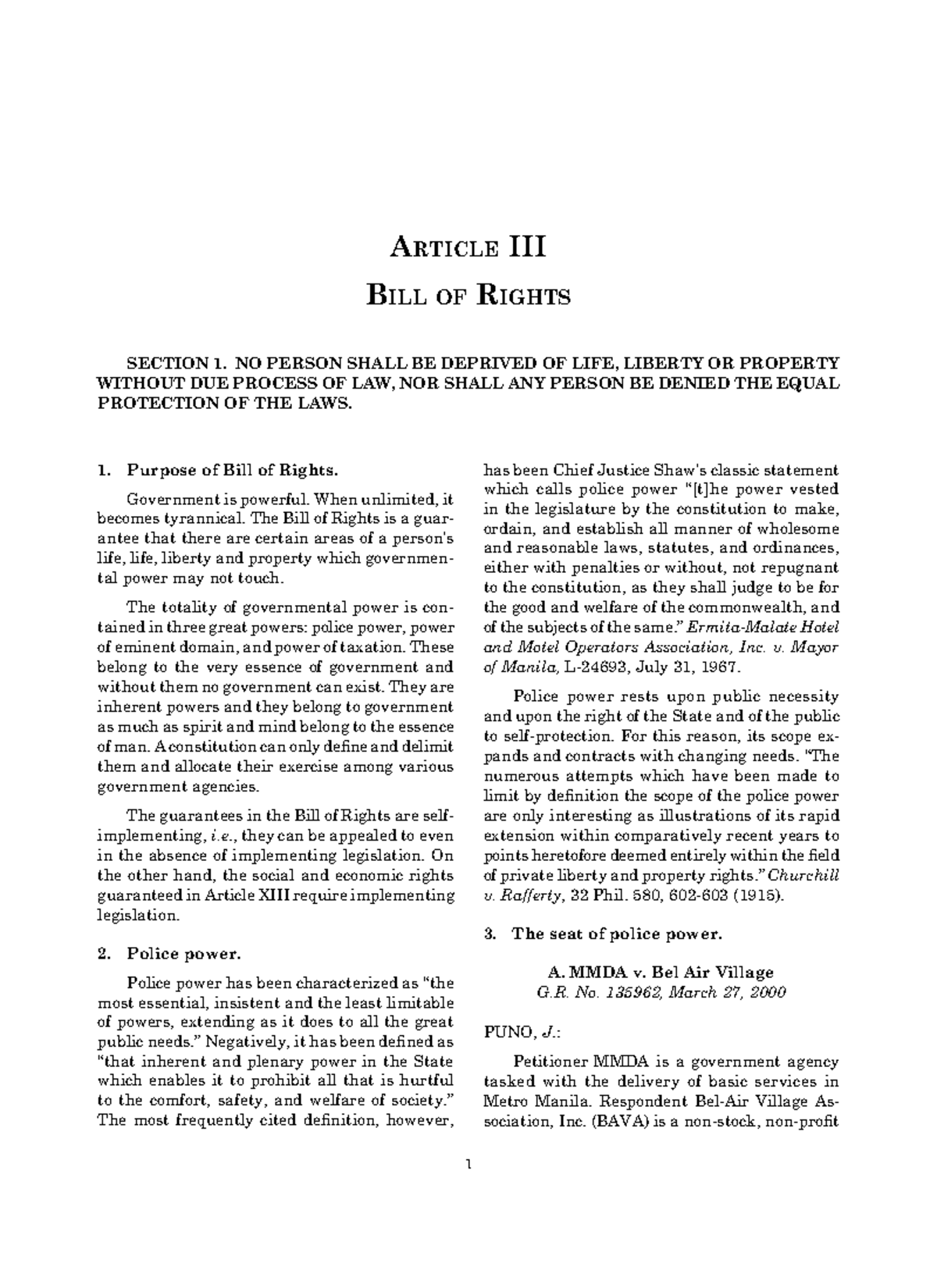 Constitutional Rights and Social Demands: Notes and Case Studies - Studocu