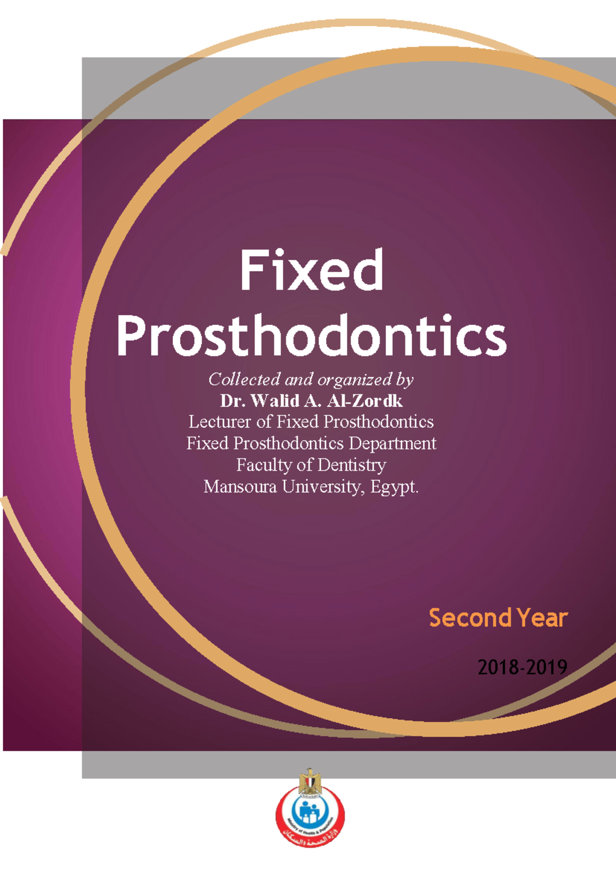 Fixed Prosthodontics (FPD) Course: Crowns and Bridges Overview - Studocu