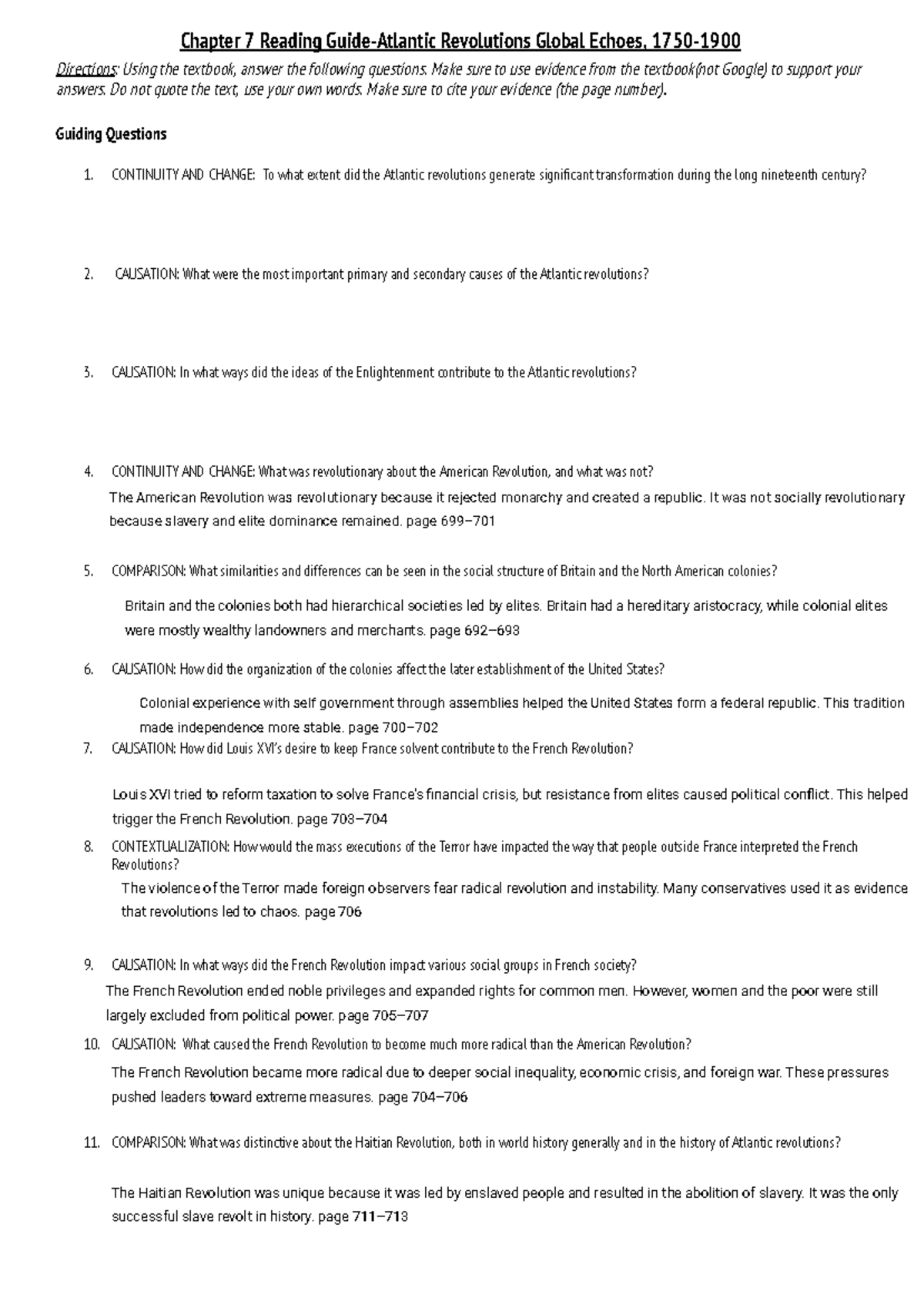 Strayer Ways of the World Reading Guide: Chapter 7 Insights - Studocu