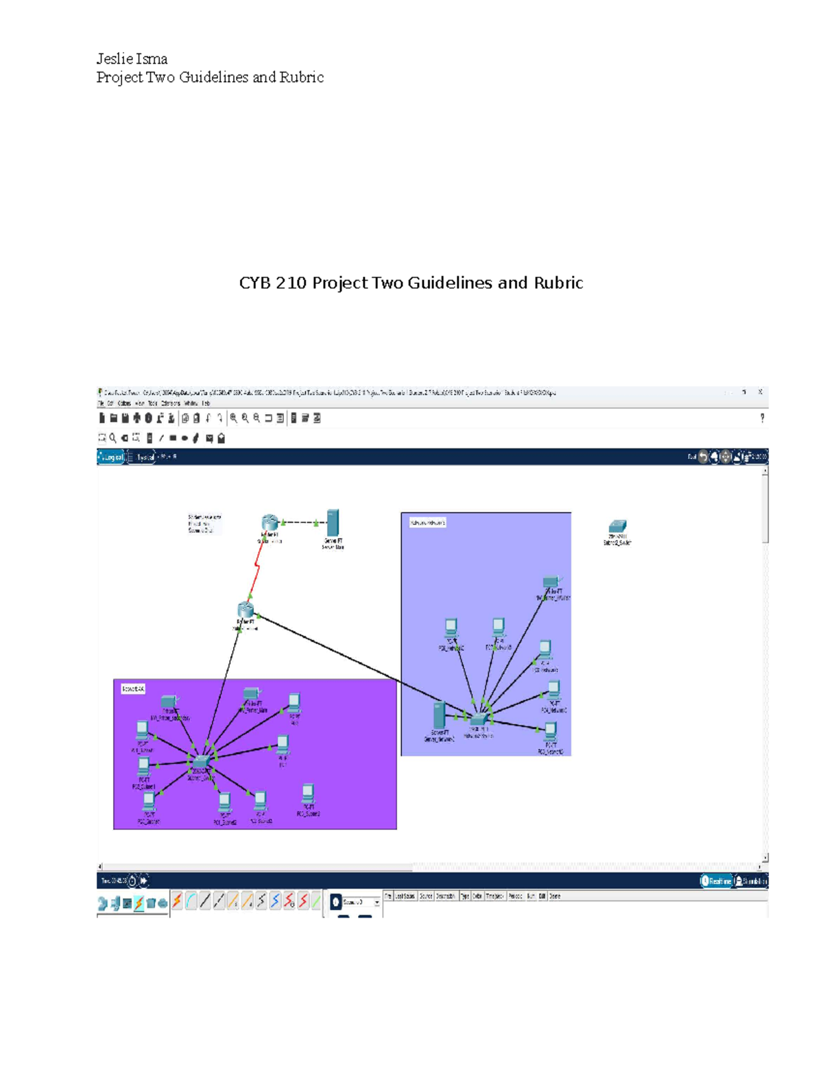 CYB 210 Project Two Guidelines and Rubric - Jeslie Isma - Studocu