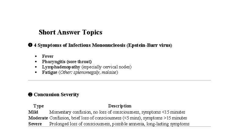 Pathophysiology Notes (Patho 101) - Key Concepts & Symptoms - Studocu