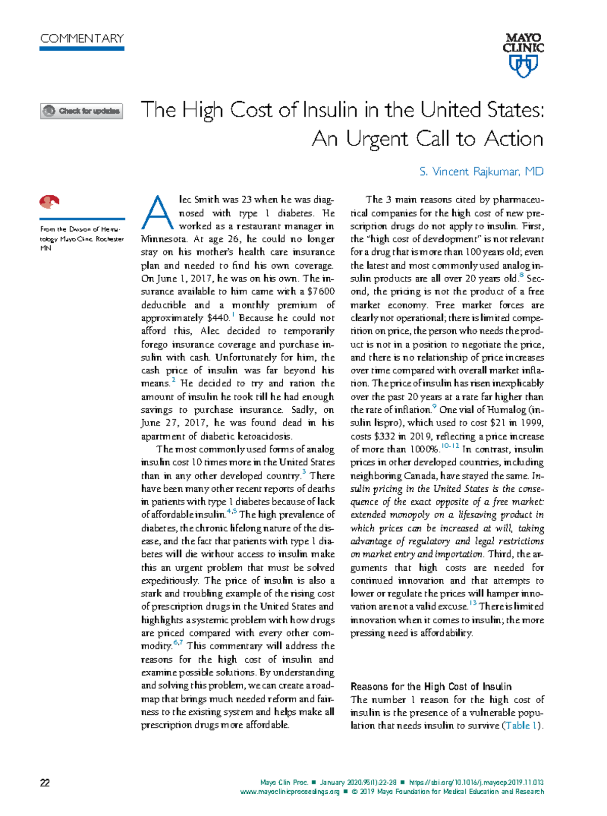 COMMENTARY: Addressing the Urgent Crisis of Insulin Costs in the U.S ...