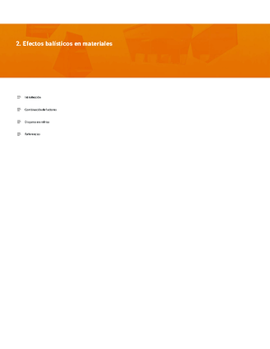 Resumen 3 y 4 balistica - Modulo 3 Balística interior: Es la parte de ...