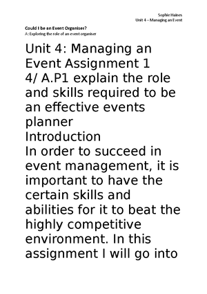 unit 8 assignment 1 recruitment and selection - Sophie Haines Evaluating the recruitment and ...