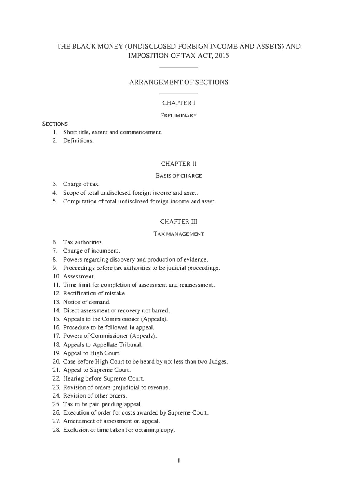 Black Money (Undisclosed Foreign Income & Assets) Tax Act, 2015 ...