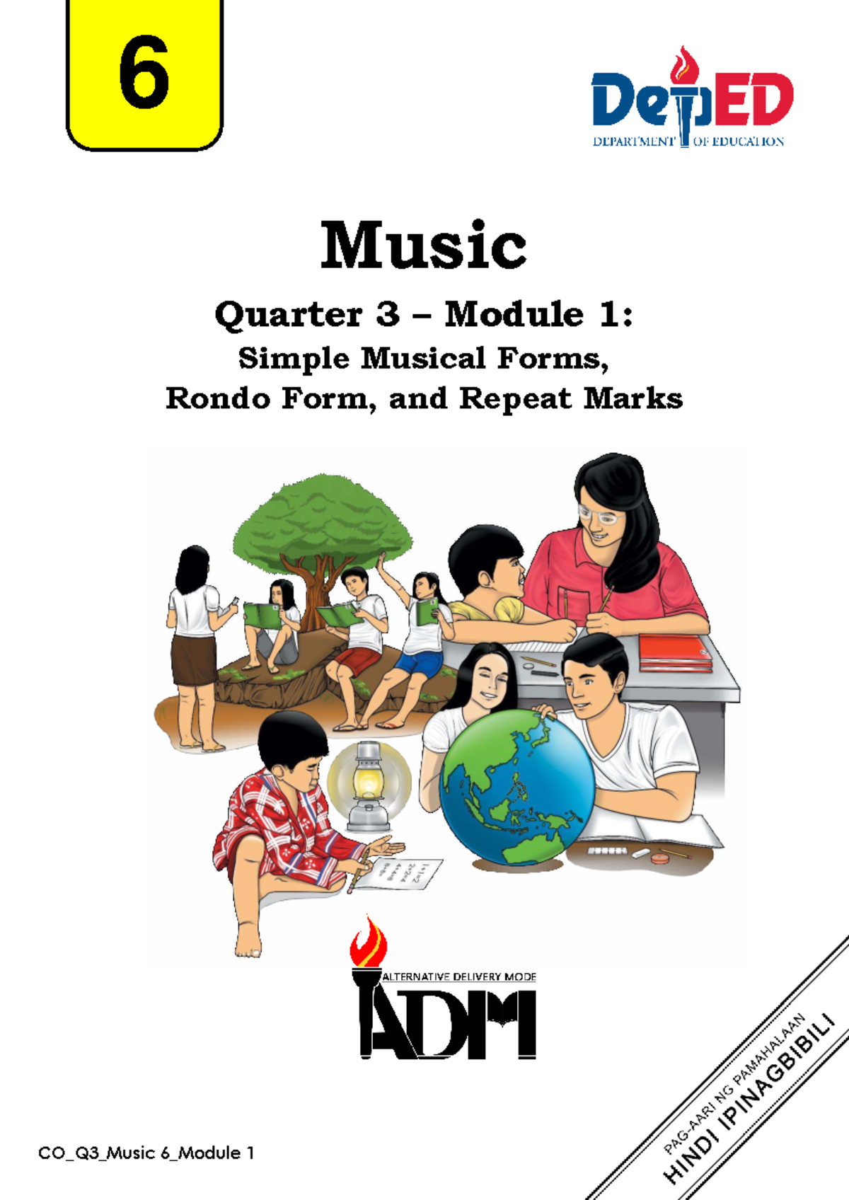 Music 6 Q3 Module 1: Exploring Simple Musical Forms & Rondo - Studocu