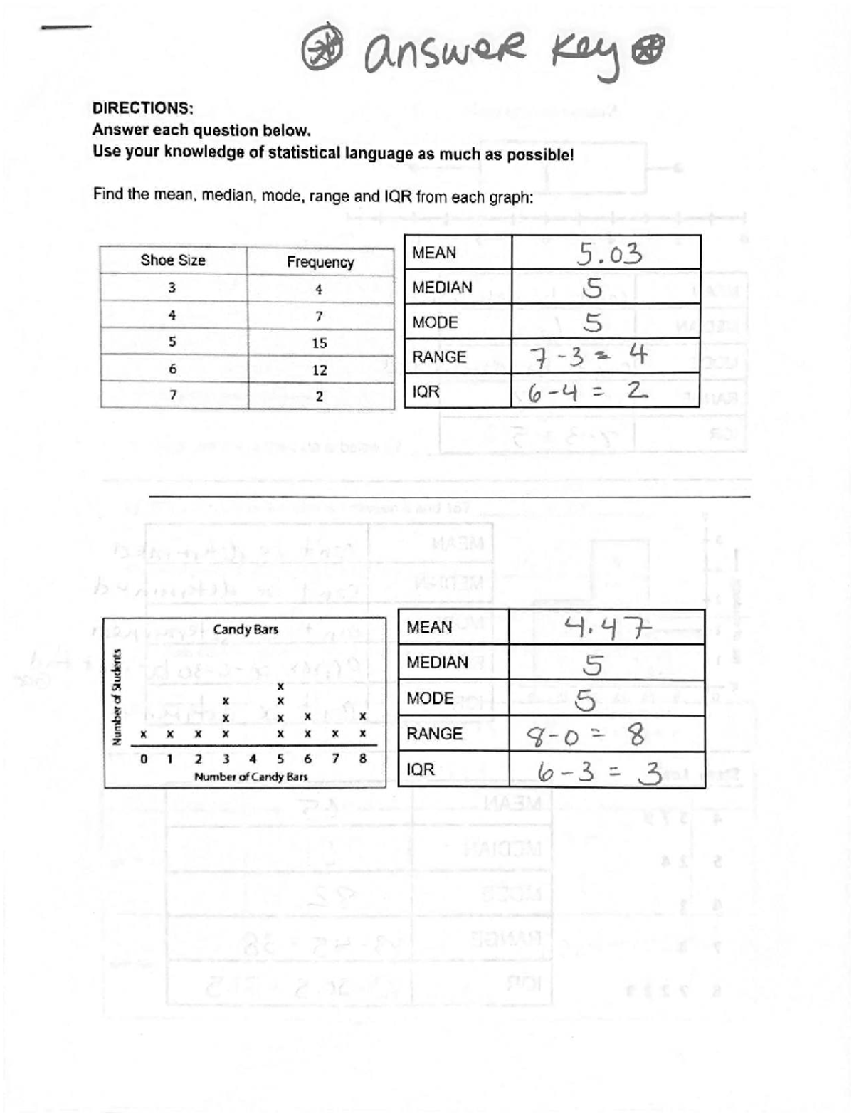 Mastery Review Practice with Univariate Data Answer Key - Studocu