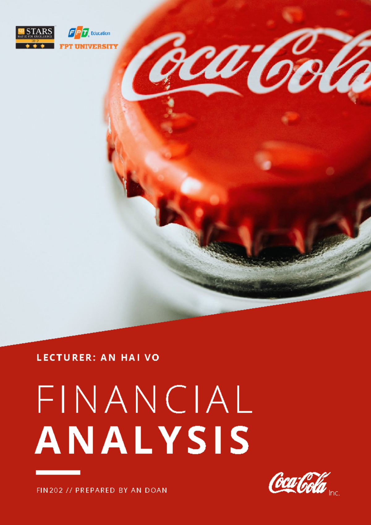 COCA-COLA FINANCIAL ANALYSIS - INDIVIDUAL ASSIGNMENT - Corporate ...