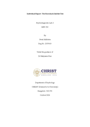 BKT - BKT Report - Binet Kamat Test of Intelligence (BKT) Introduction ...