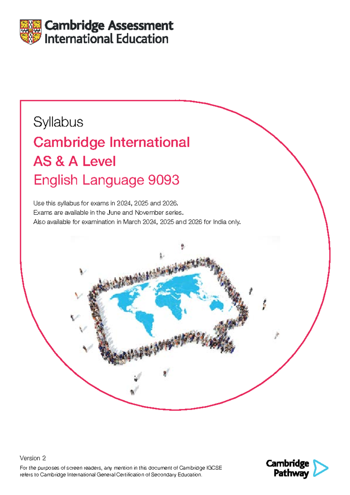 Cambridge International AS & A Level English Language 9093 Syllabus ...