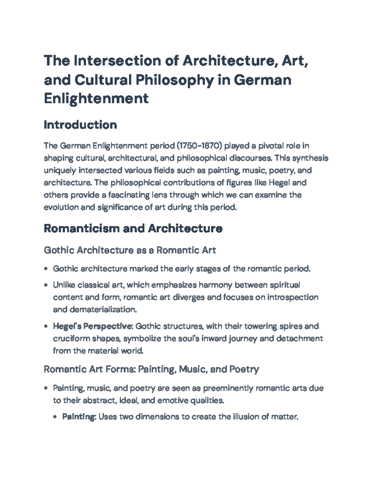 Exploring Architecture, Art, and Philosophy in German Enlightenment ...