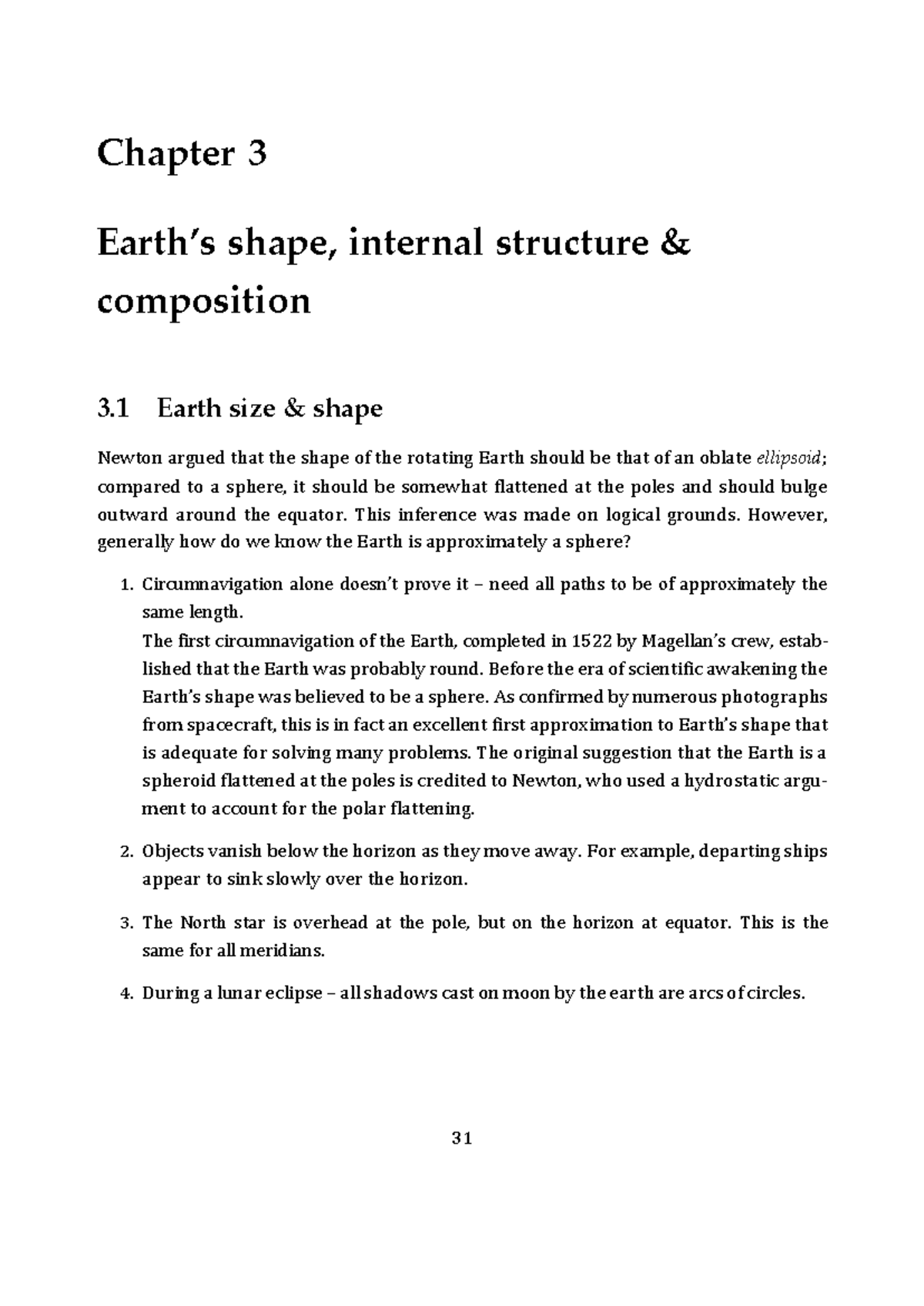 Chapter 3: Earth's Shape & Internal Structure Analysis - Studocu